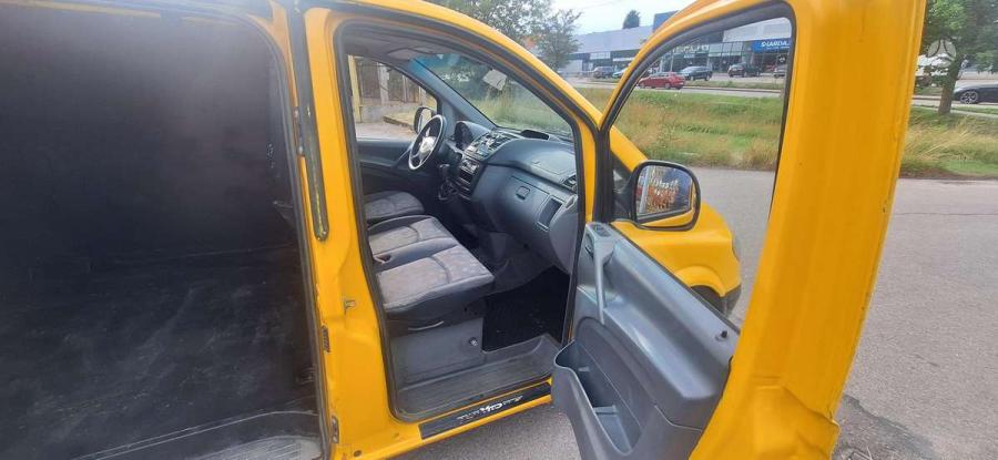 Dzeltens Mercedes-Benz Vito 2007 Viļņa, ar dzinēja tilpumu 2.18 L un nobraukumu 161 tūkst. km par 5500 €, foto 10 vietnē AUTOMOTO.COM.LV
