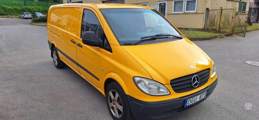 Dzeltens Mercedes-Benz Vito 2007 Viļņa, ar dzinēja tilpumu 2.18 L un nobraukumu 161 tūkst. km par 5500 €, foto 22 vietnē AUTOMOTO.COM.LV