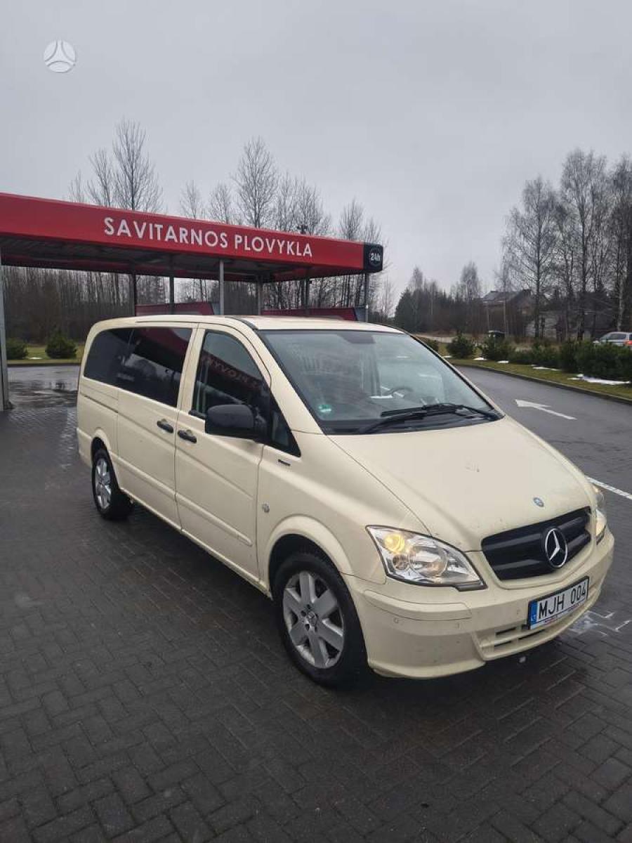 Yellow Mercedes-Benz Vito 2011 in Rokiskis, with an engine capacity of 2.14 L and mileage of 360 thousand km for 6000 €, photo 2 on AUTOMOTO.COM.LV