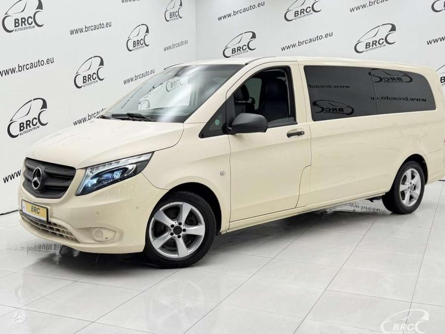Yellow Mercedes-Benz Vito 2019 in Vilnius, with an engine capacity of 1.95 L and mileage of 293 thousand km for 20700 €, photo 1 on AUTOMOTO.COM.LV