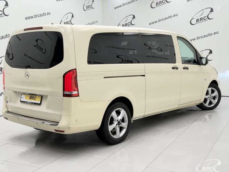 Yellow Mercedes-Benz Vito 2019 in Vilnius, with an engine capacity of 1.95 L and mileage of 293 thousand km for 20700 €, photo 3 on AUTOMOTO.COM.LV