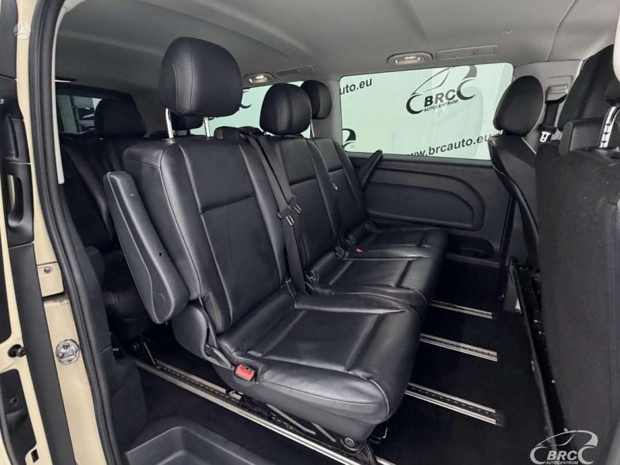 Yellow Mercedes-Benz Vito 2019 in Vilnius, with an engine capacity of 1.95 L and mileage of 293 thousand km for 20700 €, photo 11 on AUTOMOTO.COM.LV