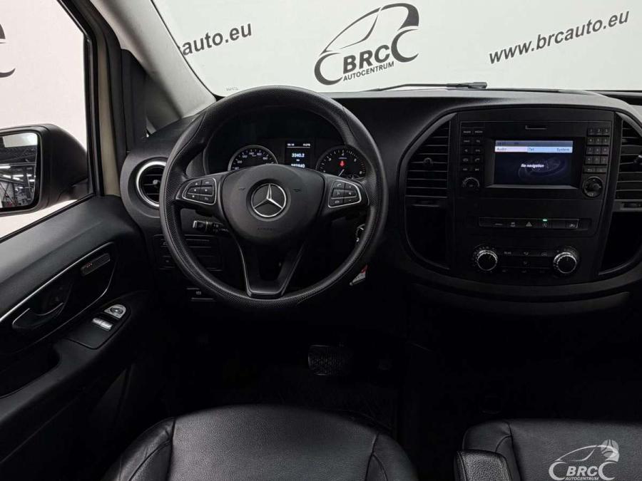 Yellow Mercedes-Benz Vito 2019 in Vilnius, with an engine capacity of 1.95 L and mileage of 293 thousand km for 20700 €, photo 16 on AUTOMOTO.COM.LV