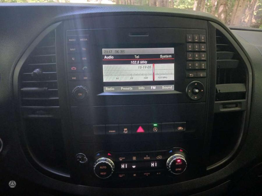 Yellow Mercedes-Benz Vito 2020 in Kelme, with an engine capacity of 2.00 L and mileage of 441 thousand km for 15000 €, photo 13 on AUTOMOTO.COM.LV