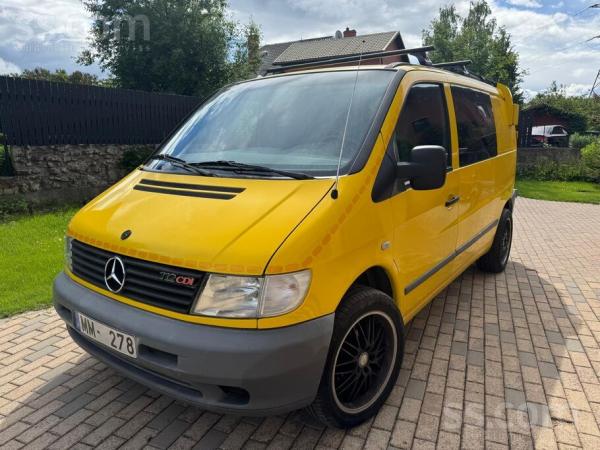 Yellow Mercedes-Benz Vito 2002 in Riga, with an engine capacity of 2.20 L and mileage of 67 thousand km for 4500 €, photo 1 on AUTOMOTO.COM.LV