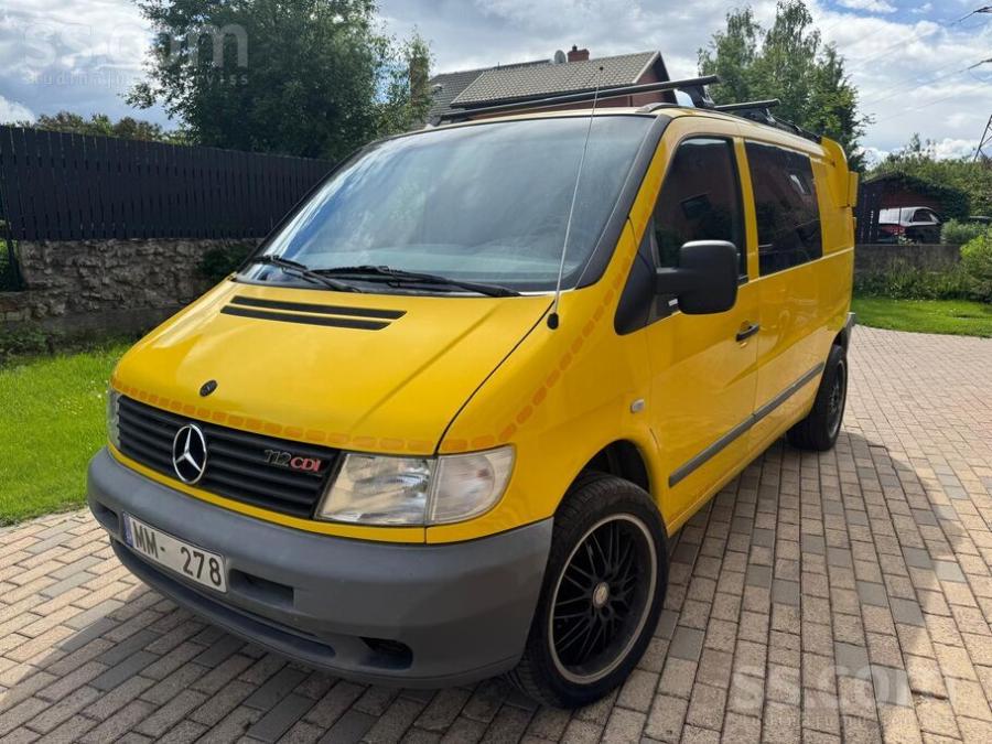 Dzeltens Mercedes-Benz Vito 2002 Rīga, ar dzinēja tilpumu 2.20 L un nobraukumu 67 tūkst. km par 4500 €, foto 1 vietnē AUTOMOTO.COM.LV
