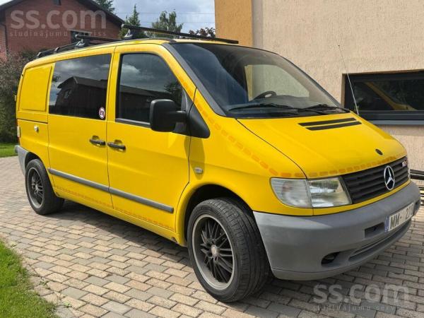 Yellow Mercedes-Benz Vito 2002 in Riga, with an engine capacity of 2.20 L and mileage of 67 thousand km for 4500 €, photo 2 on AUTOMOTO.COM.LV