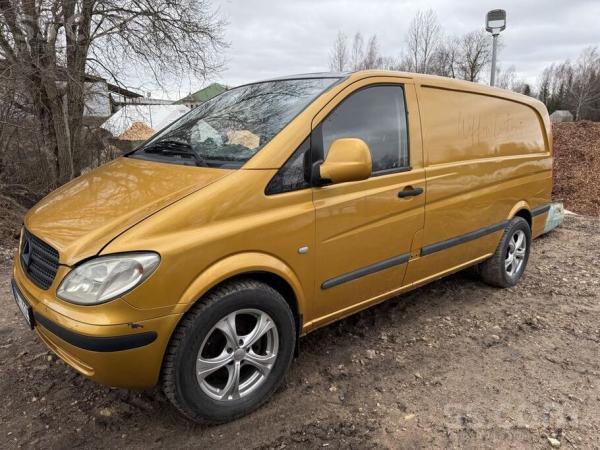 Yellow Mercedes-Benz Vito 2004 in Riga, with an engine capacity of 2.20 L and mileage of 464 thousand km for 2000 €, photo 2 on AUTOMOTO.COM.LV