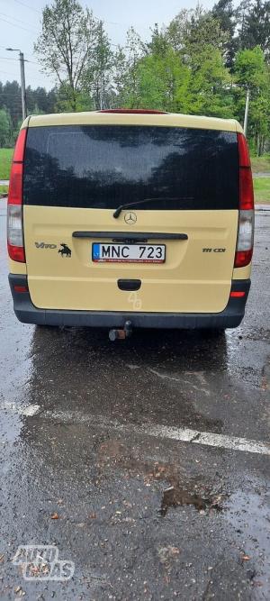 Dzeltens Mercedes-Benz Vito 2006 Kauņa, ar dzinēja tilpumu 2.20 L un nobraukumu 370 tūkst. km par 5200 €, foto 4 vietnē AUTOMOTO.COM.LV