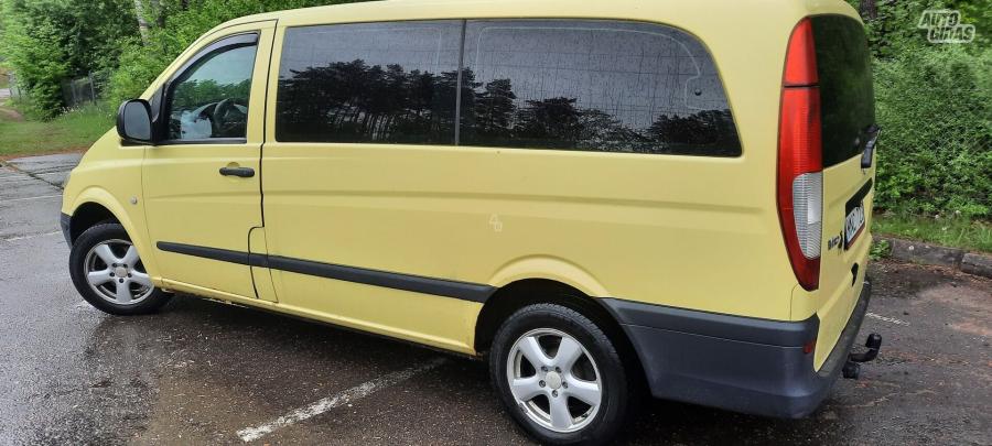 Dzeltens Mercedes-Benz Vito 2006 Kauņa, ar dzinēja tilpumu 2.20 L un nobraukumu 370 tūkst. km par 5200 €, foto 5 vietnē AUTOMOTO.COM.LV