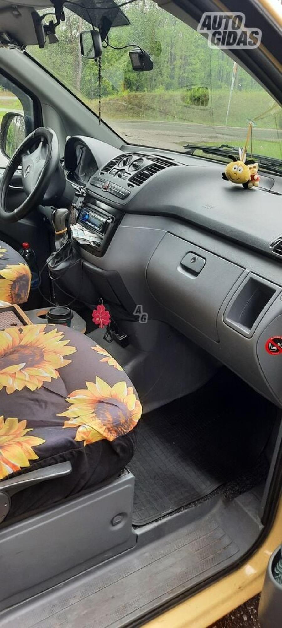 Dzeltens Mercedes-Benz Vito 2006 Kauņa, ar dzinēja tilpumu 2.20 L un nobraukumu 370 tūkst. km par 5200 €, foto 9 vietnē AUTOMOTO.COM.LV