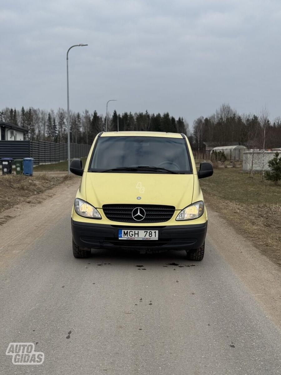 Dzeltens Mercedes-Benz Vito 2007 Viļņa, ar dzinēja tilpumu 2.10 L un nobraukumu 374 tūkst. km par 3200 €, foto 2 vietnē AUTOMOTO.COM.LV