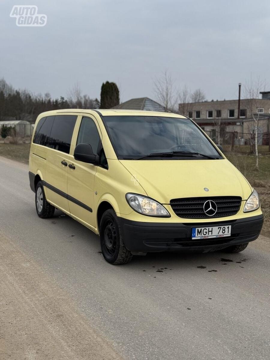 Dzeltens Mercedes-Benz Vito 2007 Viļņa, ar dzinēja tilpumu 2.10 L un nobraukumu 374 tūkst. km par 3200 €, foto 3 vietnē AUTOMOTO.COM.LV