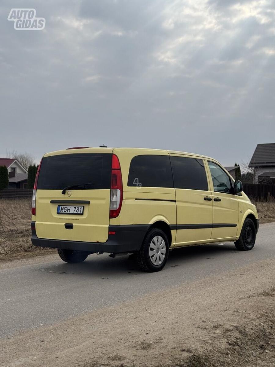 Dzeltens Mercedes-Benz Vito 2007 Viļņa, ar dzinēja tilpumu 2.10 L un nobraukumu 374 tūkst. km par 3200 €, foto 5 vietnē AUTOMOTO.COM.LV