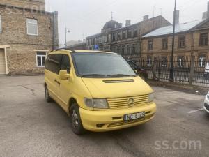 Dzeltens Mercedes-Benz Vito 2000 Rīga, ar dzinēja tilpumu 2.20 L un nobraukumu 398 tūkst. km par 1200 €, foto  vietnē AUTOMOTO.COM.LV