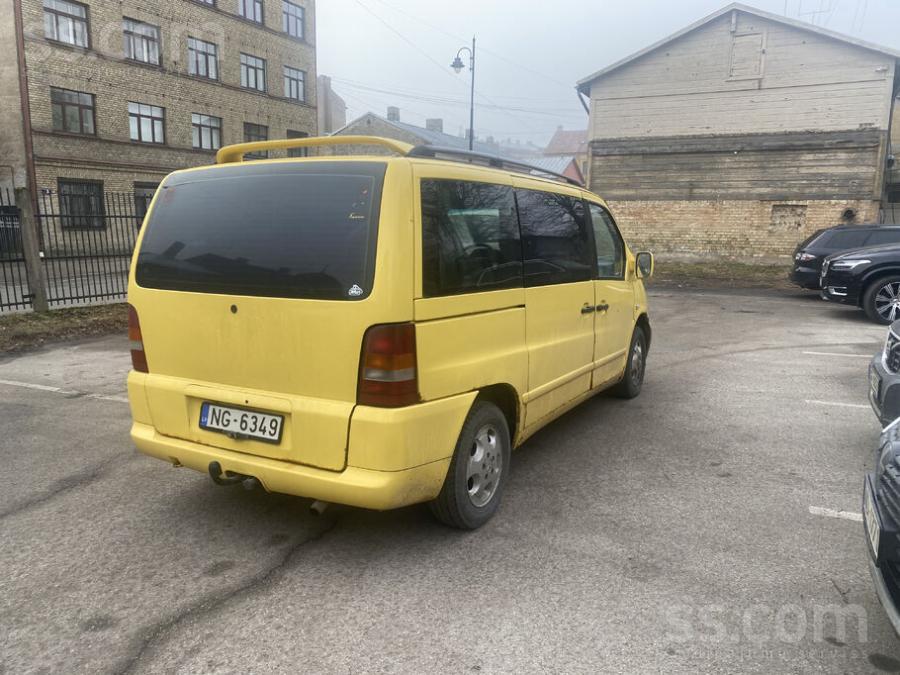 Желтый Мерседес Вито 2000 в Рига, объемом двигателя 2.20 л и пробегом 398 тыс. км за 1200 €, фото 6 на AUTOMOTO.COM.LV