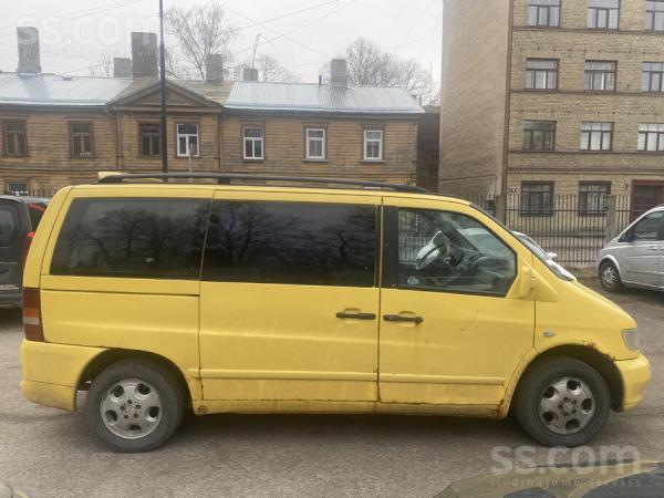Yellow Mercedes-Benz Vito 2000 in Riga, with an engine capacity of 2.20 L and mileage of 398 thousand km for 1200 €, photo 4 on AUTOMOTO.COM.LV