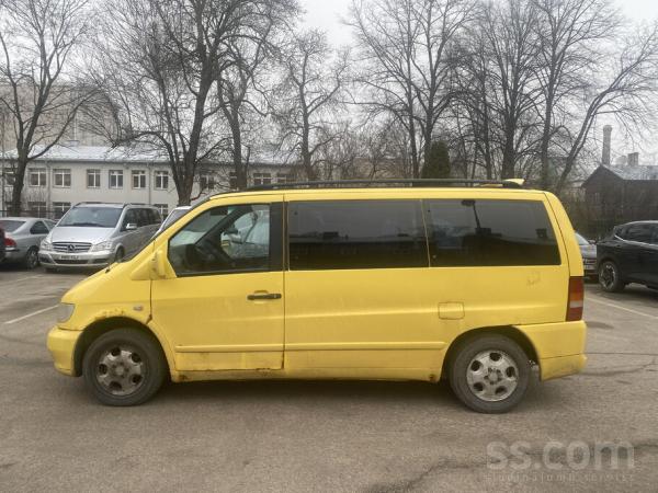Yellow Mercedes-Benz Vito 2000 in Riga, with an engine capacity of 2.20 L and mileage of 398 thousand km for 1200 €, photo 5 on AUTOMOTO.COM.LV
