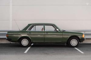Green Mercedes-Benz W 123 1979 in Tallinn, with an engine capacity of 2.31 L and mileage of 135 thousand km for 12900 €, photo 5 on AUTOMOTO.COM.LV