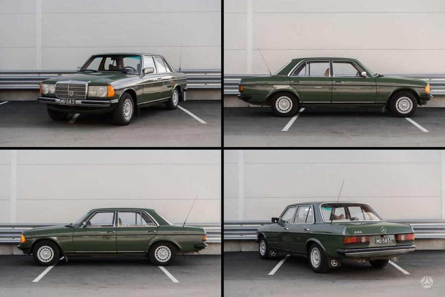 Green Mercedes-Benz W 123 1979 in Tallinn, with an engine capacity of 2.31 L and mileage of 135 thousand km for 12900 €, photo 33 on AUTOMOTO.COM.LV