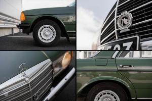 Green Mercedes-Benz W 123 1979 in Tallinn, with an engine capacity of 2.31 L and mileage of 135 thousand km for 12900 €, photo 34 on AUTOMOTO.COM.LV