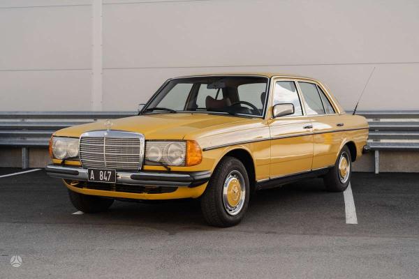 Dzeltens Mercedes-Benz W 123 1979 Tallina, ar dzinēja tilpumu 3.00 L un nobraukumu 261 tūkst. km par 14500 €, foto 1 vietnē AUTOMOTO.COM.LV