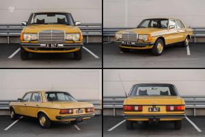 Yellow Mercedes-Benz W 123 1979 in Tallinn, with an engine capacity of 3.00 L and mileage of 261 thousand km for 14500 €, photo 33 on AUTOMOTO.COM.LV