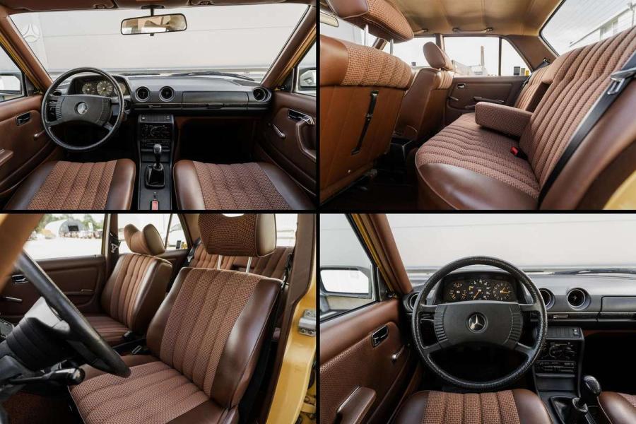 Yellow Mercedes-Benz W 123 1979 in Tallinn, with an engine capacity of 3.00 L and mileage of 261 thousand km for 14500 €, photo 36 on AUTOMOTO.COM.LV