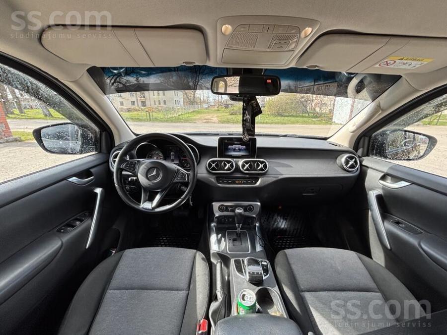 Black Mercedes-Benz X 250 2019 in Riga, with an engine capacity of 2.30 L and mileage of 126 thousand km for 28000 €, photo 9 on AUTOMOTO.COM.LV