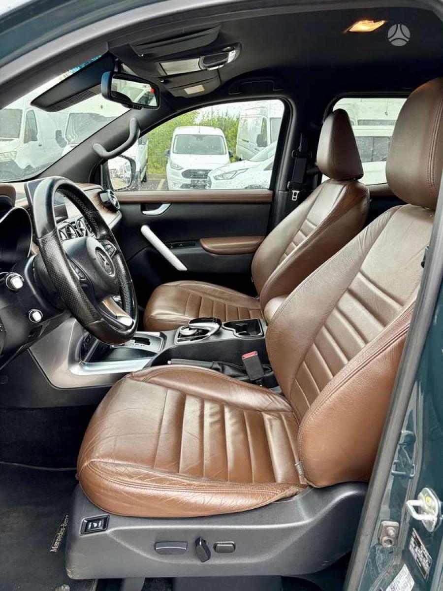 Green Mercedes-Benz X 250 2018 in Vilnius, with an engine capacity of 2.30 L and mileage of 205 thousand km for 21900 €, photo 12 on AUTOMOTO.COM.LV