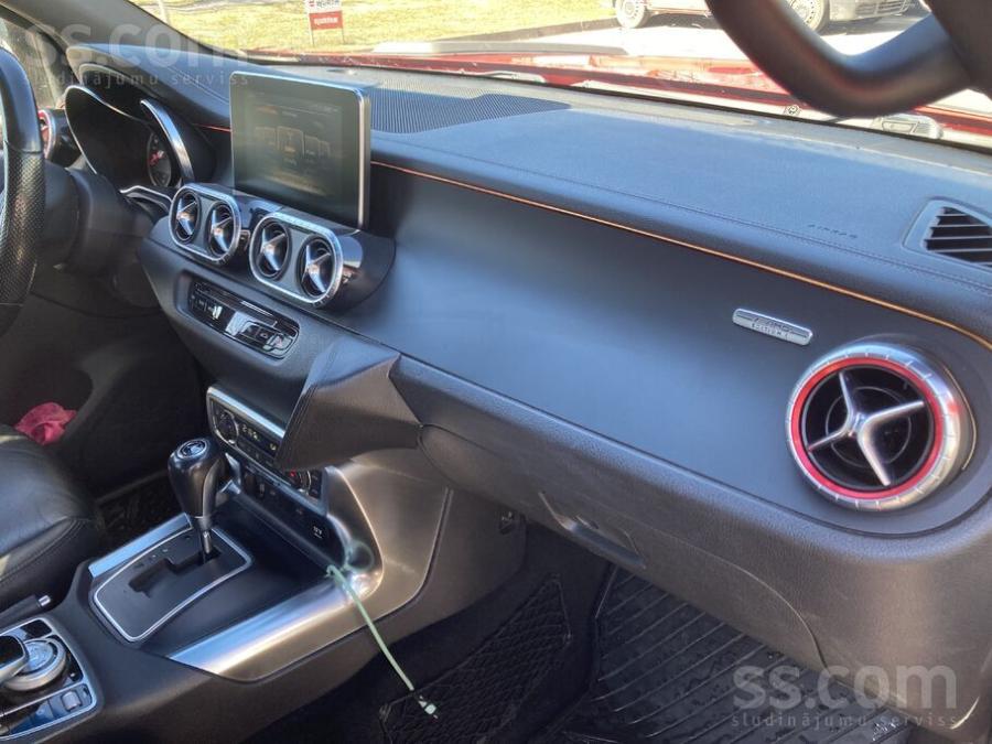 Sarkans Mercedes-Benz X 250 2018 Ventspils, ar dzinēja tilpumu 2.50 L un nobraukumu 127 tūkst. km par 40000 €, foto 7 vietnē AUTOMOTO.COM.LV