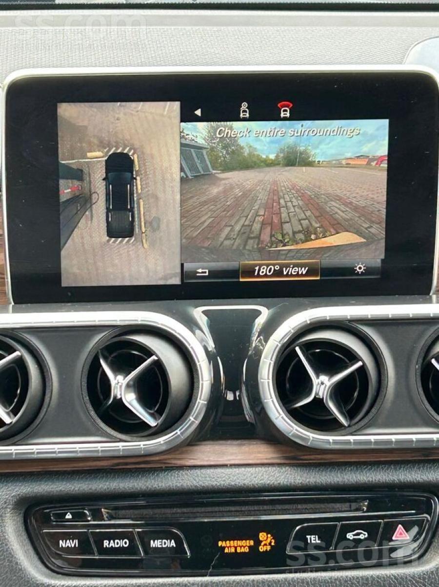 Black Mercedes-Benz X 350 2019 in Riga, with an engine capacity of 2.90 L and mileage of 161 thousand km for 34000 €, photo 13 on AUTOMOTO.COM.LV
