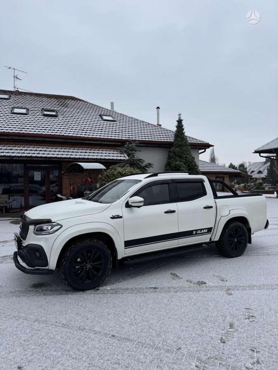 White Mercedes-Benz X 350 2019 in Joniskis, with an engine capacity of 2.99 L and mileage of 190 thousand km for 35500 €, photo 5 on AUTOMOTO.COM.LV