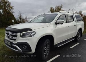 Balts Mercedes-Benz X-Class 2018 Tallina, ar dzinēja tilpumu 2.30 L un nobraukumu 192 tūkst. km par 29500 €, foto  vietnē AUTOMOTO.COM.LV