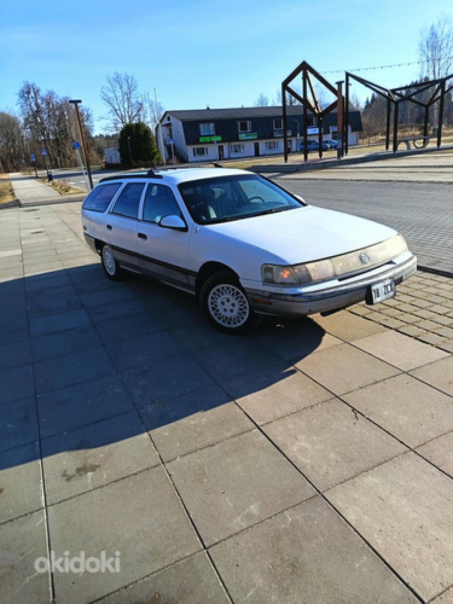 Белый Меркури Сабл 1990 в Пылва, объемом двигателя 3.80 л и пробегом 0 тыс. км за 1500 €, фото 4 на AUTOMOTO.COM.LV