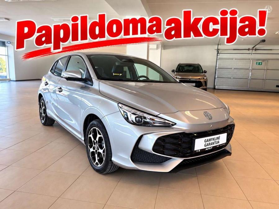 Pelēks MG 3 2025 Šauļi, ar dzinēja tilpumu 1.49 L un nobraukumu 0 tūkst. km par 20500 €, foto 1 vietnē AUTOMOTO.COM.LV