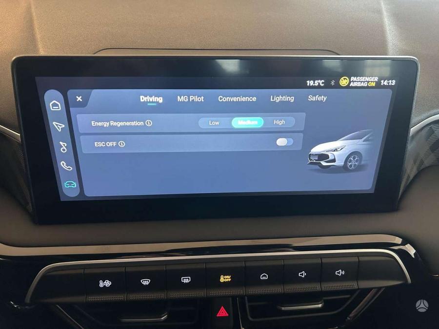Pelēks MG 3 2025 Šauļi, ar dzinēja tilpumu 1.49 L un nobraukumu 0 tūkst. km par 20500 €, foto 21 vietnē AUTOMOTO.COM.LV