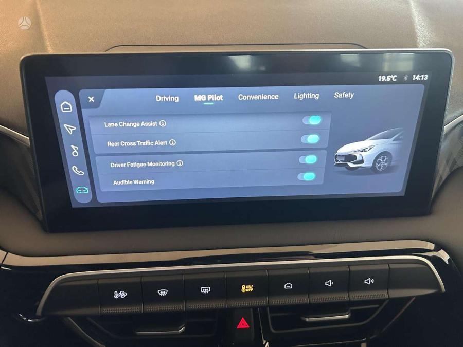 Pelēks MG 3 2025 Šauļi, ar dzinēja tilpumu 1.49 L un nobraukumu 0 tūkst. km par 20500 €, foto 26 vietnē AUTOMOTO.COM.LV