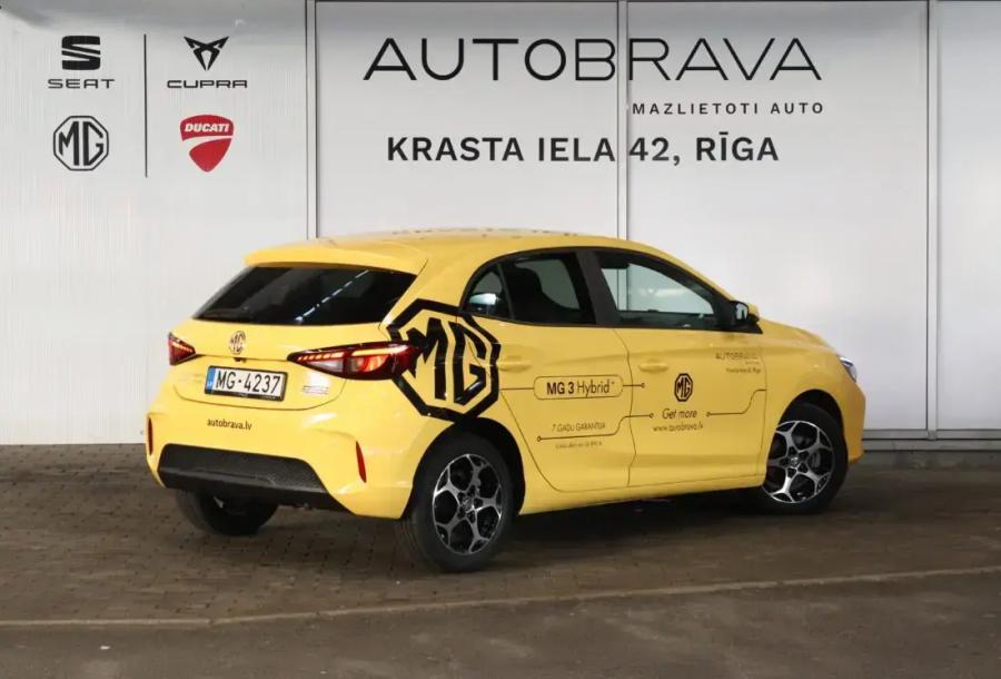Dzeltens MG 3 2025 Rīga, ar dzinēja tilpumu 1.50 L un nobraukumu 18 tūkst. km par 22520 €, foto 3 vietnē AUTOMOTO.COM.LV