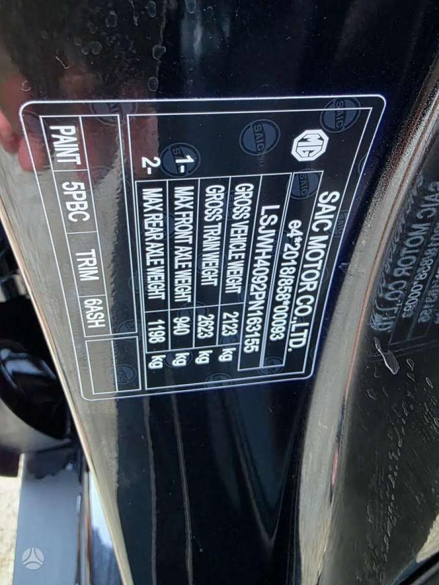 Черный МГ 4 EV 2024 в Шяуляй, объемом двигателя 0.00 л и пробегом 71 тыс. км за 12750 €, фото 21 на AUTOMOTO.COM.LV