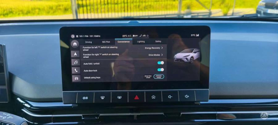 Pelēks MG 4 EV 2024 Alīta, ar dzinēja tilpumu 0.00 L un nobraukumu 4 tūkst. km par 14800 €, foto 26 vietnē AUTOMOTO.COM.LV