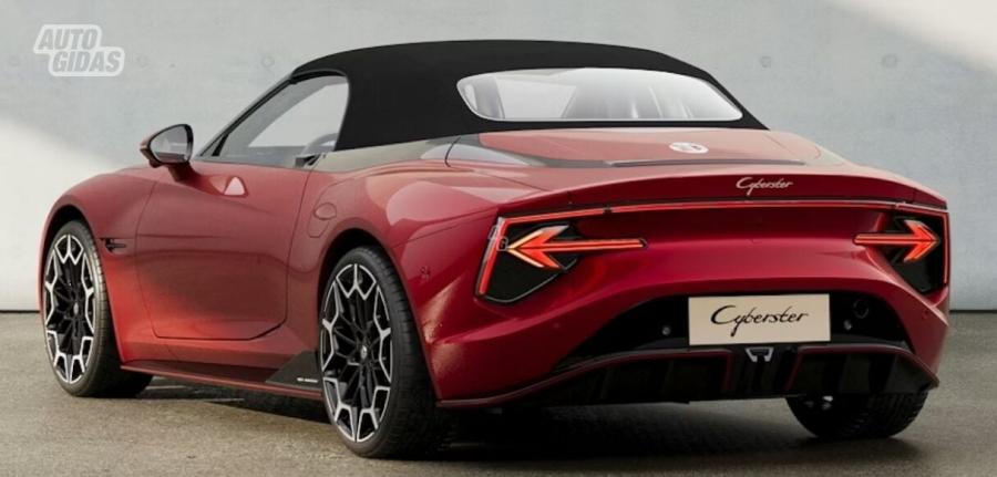 Red MG Cyberster 2026 in Vilnius, with an engine capacity of 0.00 L and mileage of 1 thousand km for 65930 €, photo 3 on AUTOMOTO.COM.LV