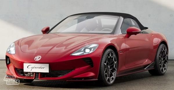 Red MG Cyberster 2026 in Vilnius, with an engine capacity of 0.00 L and mileage of 1 thousand km for 65930 €, photo 3 on AUTOMOTO.COM.LV
