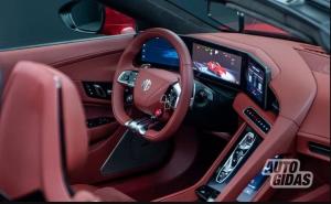 Red MG Cyberster 2026 in Vilnius, with an engine capacity of 0.00 L and mileage of 1 thousand km for 65930 €, photo 6 on AUTOMOTO.COM.LV