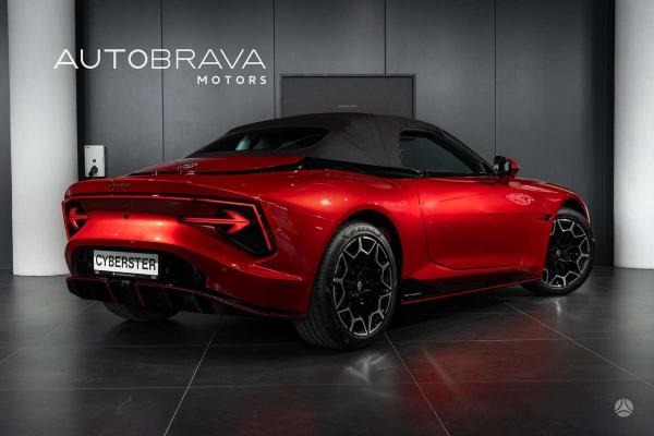 Red MG Cyberster 2026 in Vilnius, with an engine capacity of 0.00 L and mileage of 0 thousand km for 65930 €, photo 8 on AUTOMOTO.COM.LV