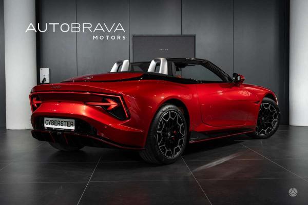 Red MG Cyberster 2026 in Vilnius, with an engine capacity of 0.00 L and mileage of 0 thousand km for 65930 €, photo 9 on AUTOMOTO.COM.LV