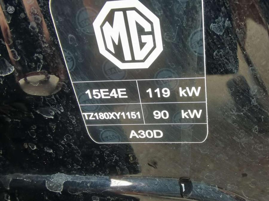 Melns MG EHS 2022 Kauņa, ar dzinēja tilpumu 1.49 L un nobraukumu 99 tūkst. km par 12500 €, foto 27 vietnē AUTOMOTO.COM.LV
