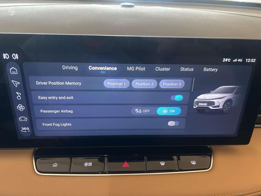 Melns MG HS 2026 Šauļi, ar dzinēja tilpumu 1.50 L un nobraukumu 0 tūkst. km par 32490 €, foto 33 vietnē AUTOMOTO.COM.LV