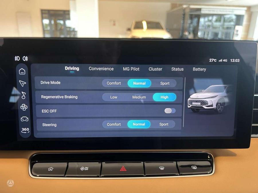 Grey MG HS 2026 in Siauliai, with an engine capacity of 1.50 L and mileage of 0 thousand km for 32490 €, photo 31 on AUTOMOTO.COM.LV