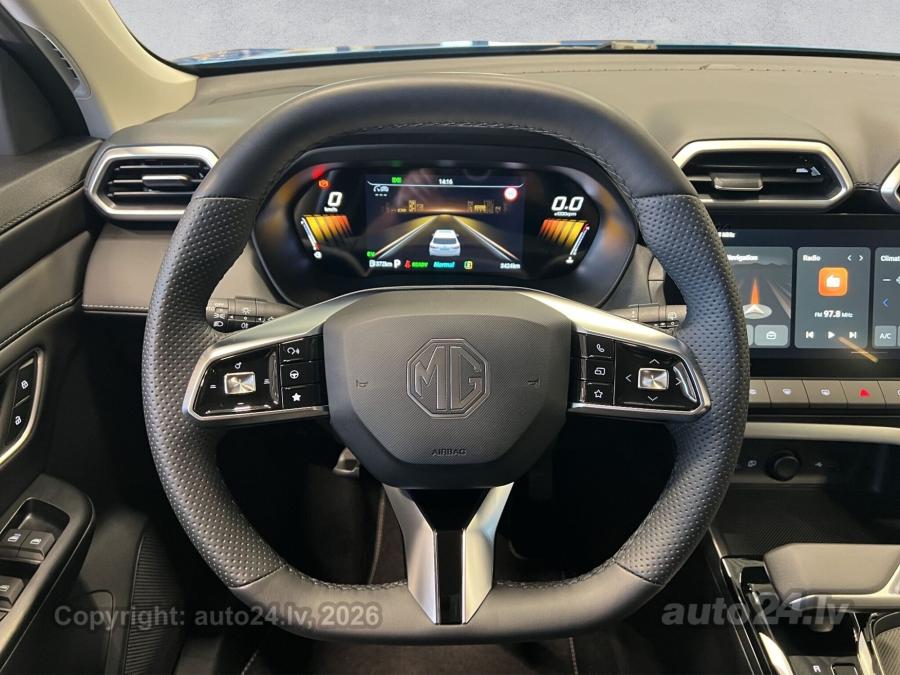 Blue MG ZS 2026 in Tallinn, with an engine capacity of 1.50 L and mileage of 4 thousand km for 25500 €, photo 11 on AUTOMOTO.COM.LV